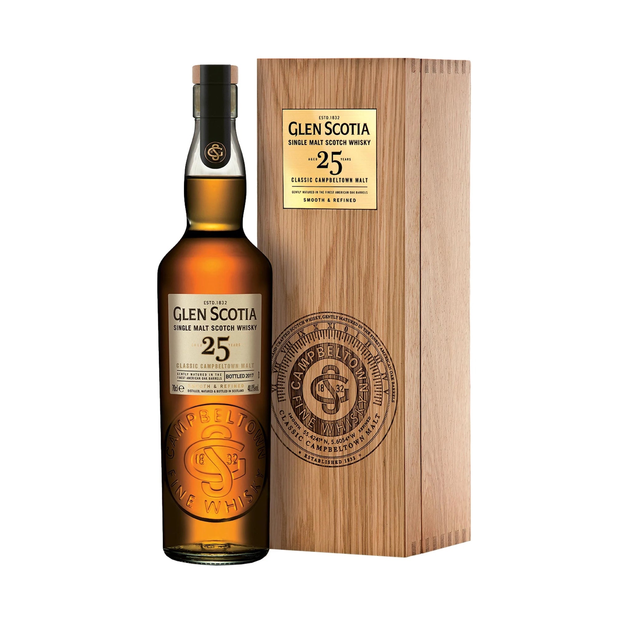 Glen Scotia 25 Year Single Malt Scotch Whisky – Bottles2Gift