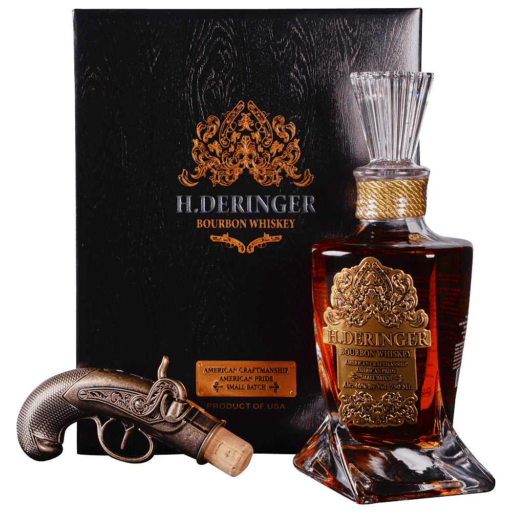 H. Deringer Bourbon Whiskey Gift Set – Bottles2Gift