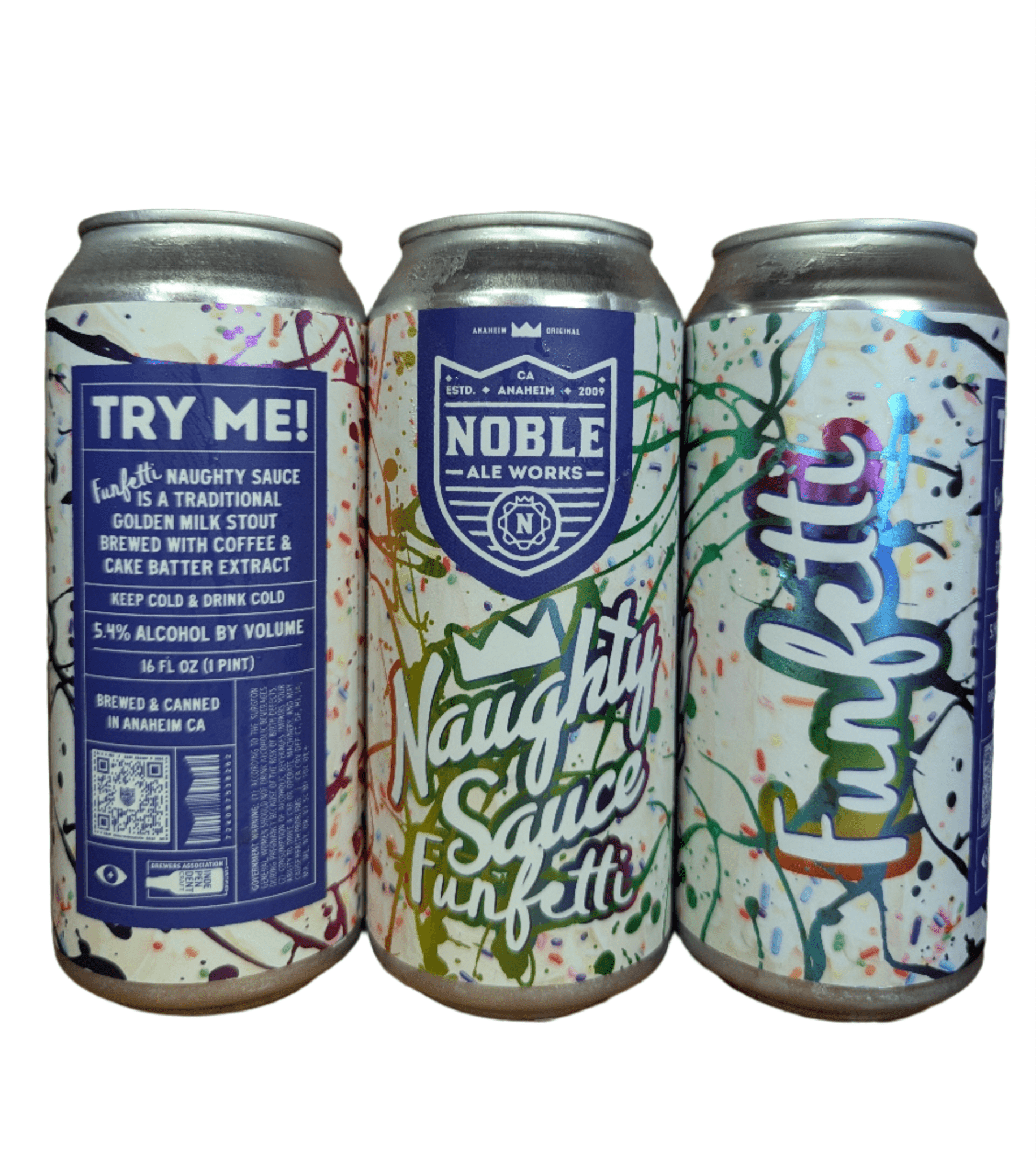 Noble Ale Works - Funfetti Naughty Sauce Golden Coffee Stout – Bottles2Gift