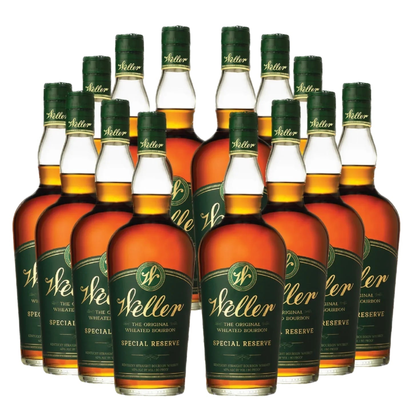 Weller Special Reserve Wheated Bourbon 12-Pack Bottle Bundle 750ml ...